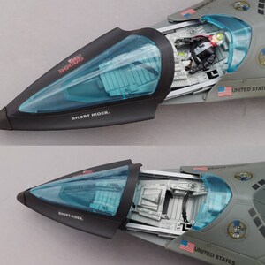 GI Joe Phantom X 19 Stealth Fighter With Pilot Ghost Rider Hasbro 1988 ...