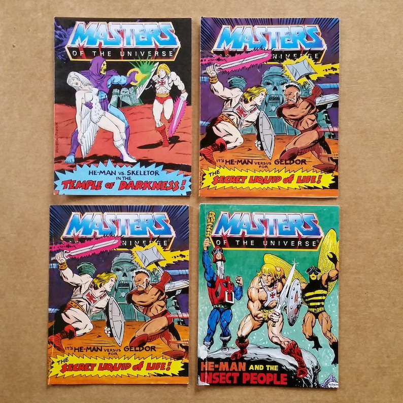 Masters of the Universe Mini Comics by Mattel 1984 - Etsy