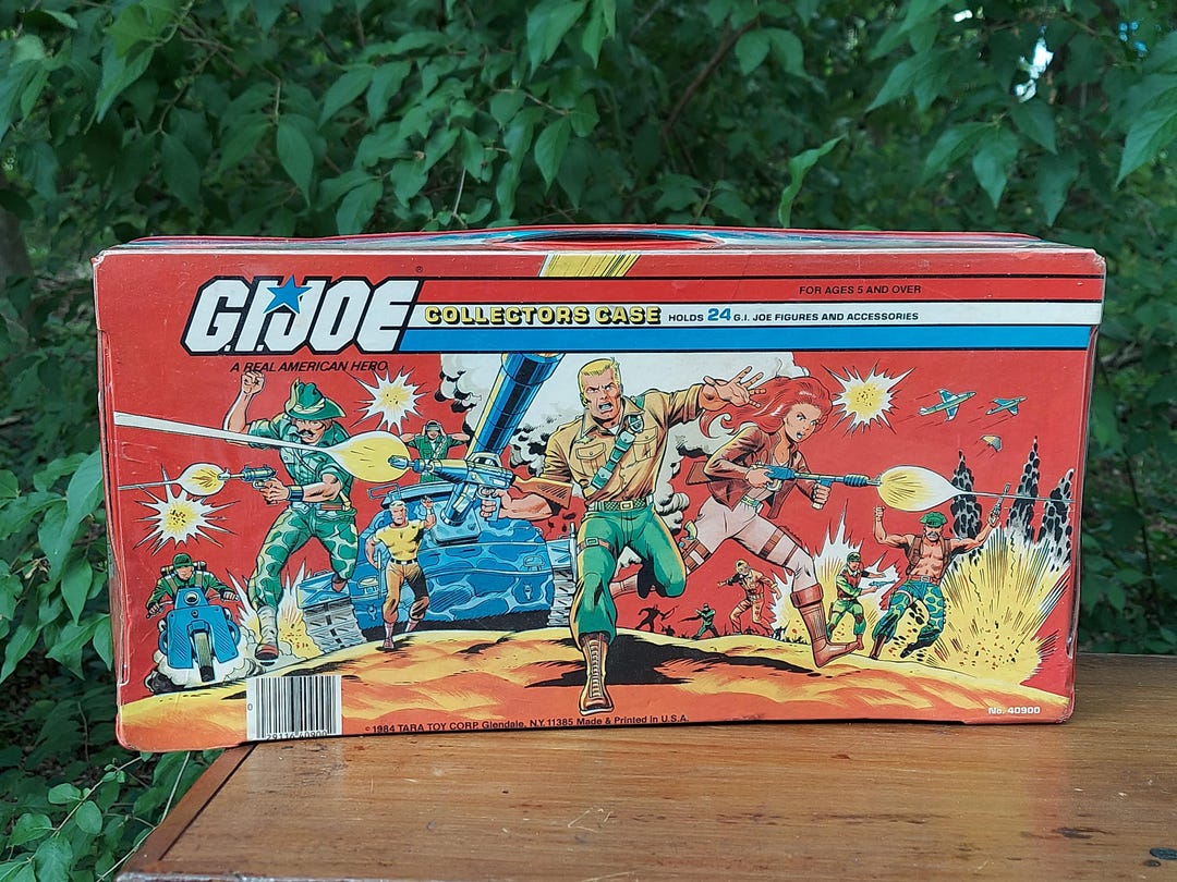 GI Joe Action Figure Collectors Carry Case Hasbro 1980s - Etsy