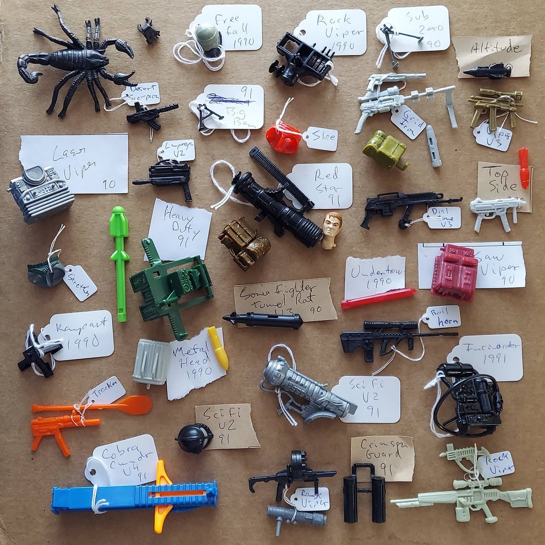 GI Joe SPARE PARTS 1990-91 for Hasbro Action Figures - Etsy