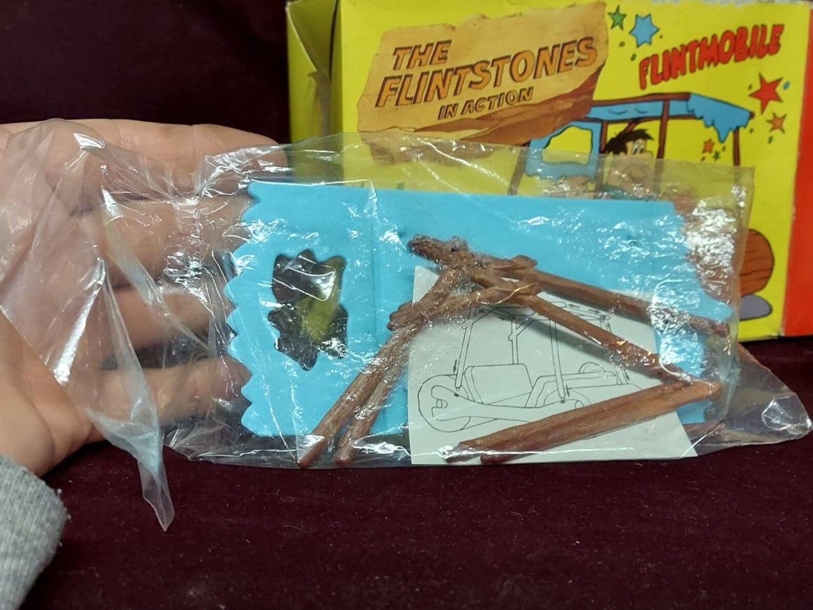 Flintstones in Action Flintmobile Vehicle by D-toys irwin - Etsy