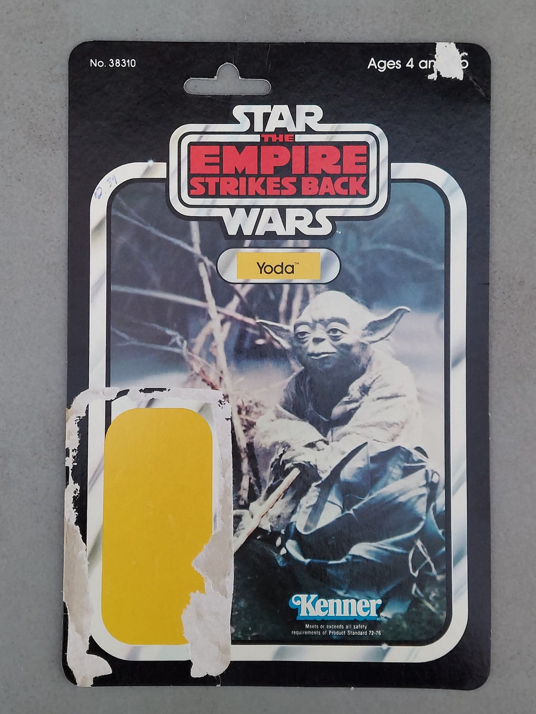 Star Wars Yoda Cardback 32b Backer Card Kenner 1980 - Etsy