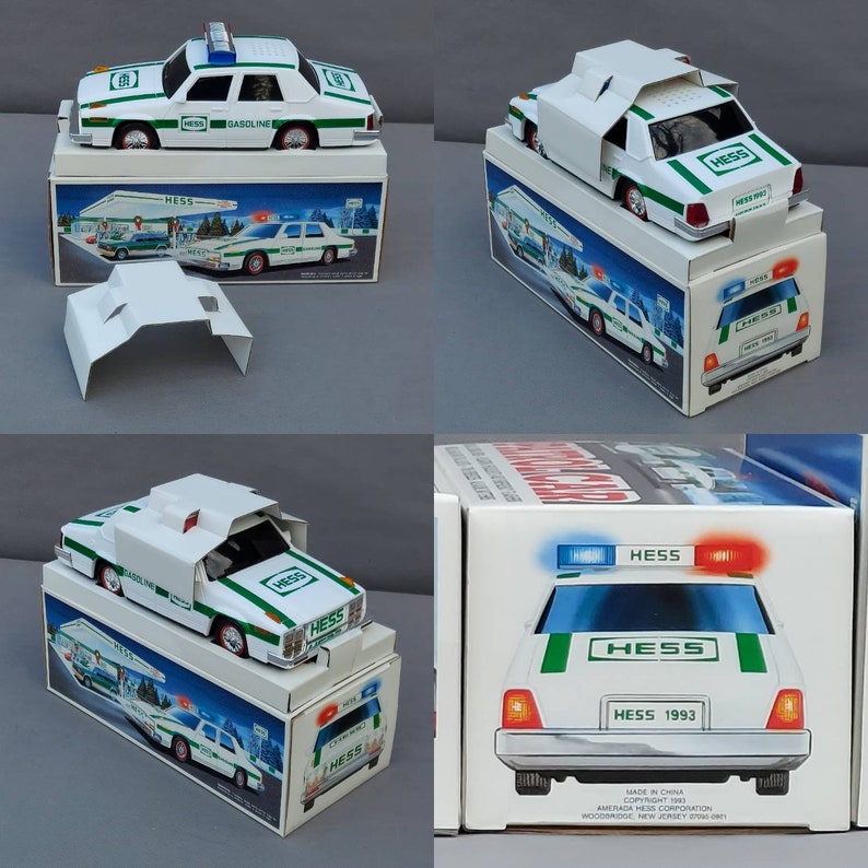 Hess Trucks 1990 Thru 1994 NIB (tested WORKING) Tanker Racer Patrol Car ...