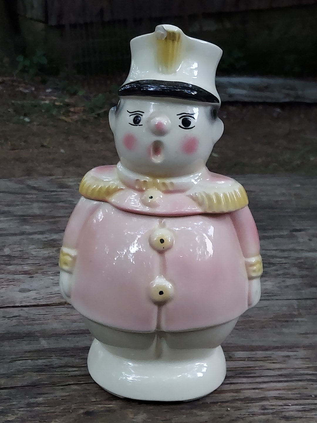 Toy Soldier Cookie Jar Mid-century Cardinal 312 - Etsy