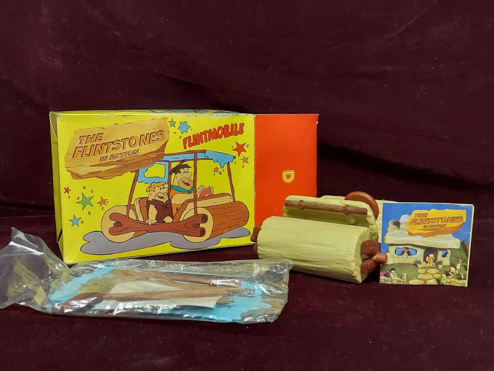 Flintstones in Action Flintmobile Vehicle by D-toys irwin - Etsy