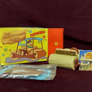 Flintstones in Action Flintmobile Vehicle by D-toys (irwin) Spain 1983 ...