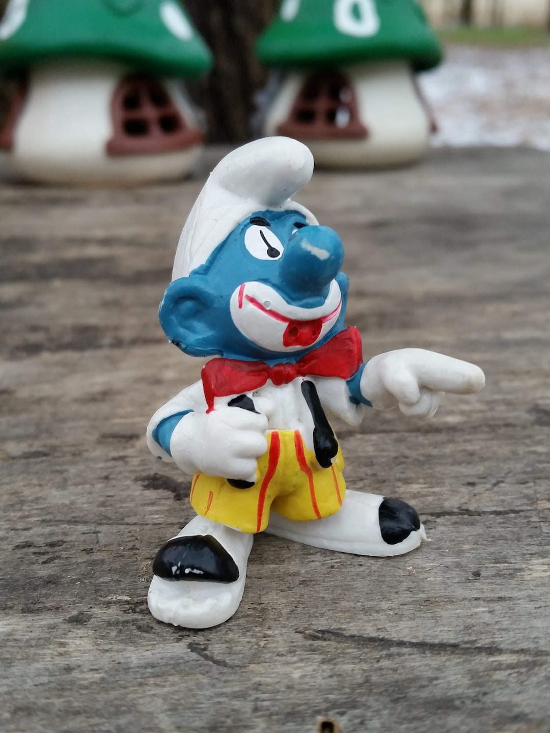 Clown Smurf by Schleich. West Germany 1978 - Etsy