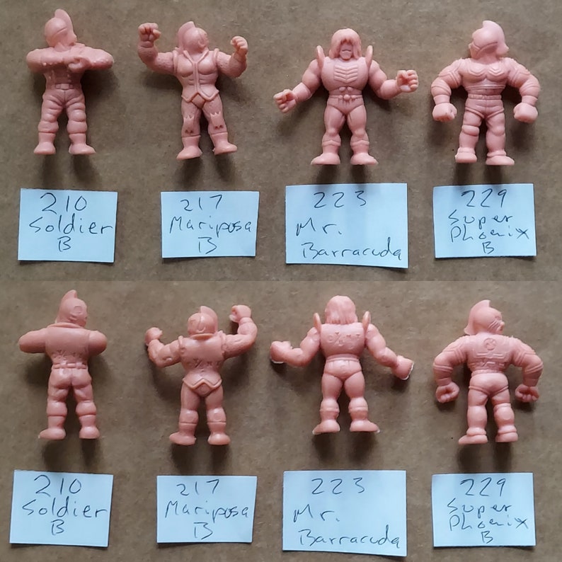 M.U.S.C.L.E MEN 201-234 Kinnikuman Fantasy Action Figures by Mattel ...