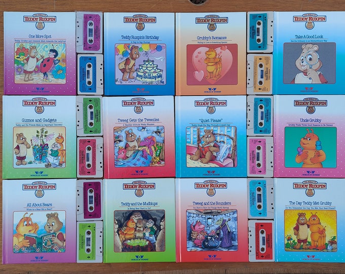 Teddy Ruxpin Coloring Book ~ Vintage 1986 ~ Mostly Unused ~ Golden - Etsy