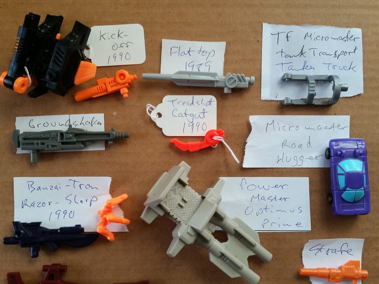 Transformers SPARE PARTS G1 by Hasbro 1987-90 | Etsy