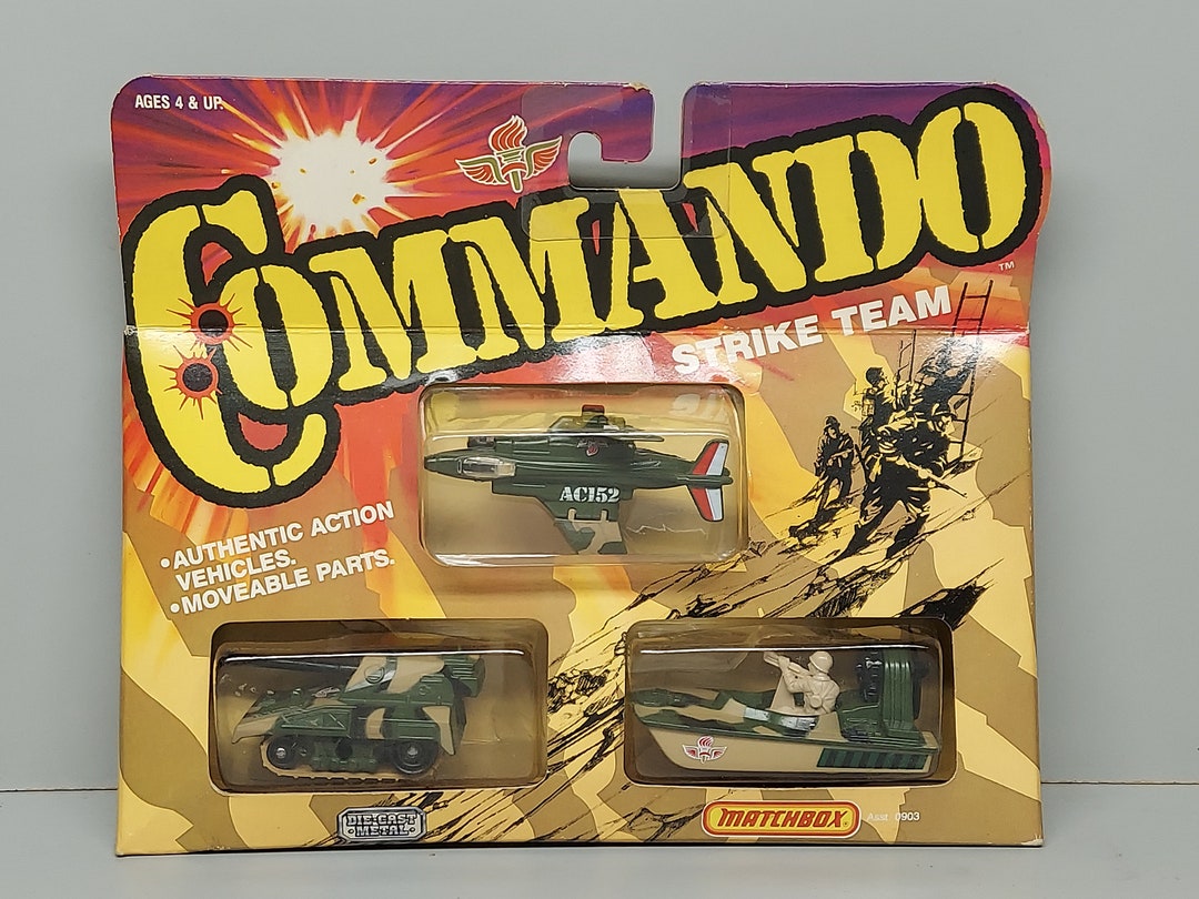 Matchbox Commando Strike Team 3 Pack 1988 - Etsy