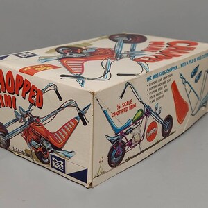 Chopped Mini Motorcycle Model Kit by MPC 1970s - Etsy