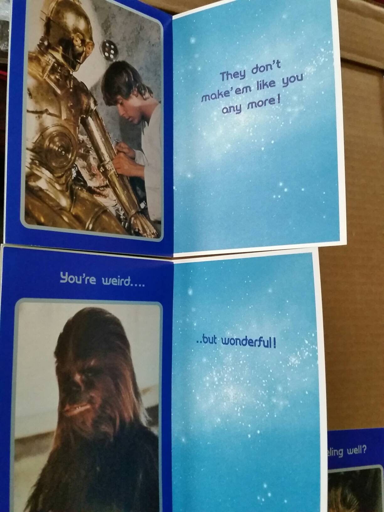 Star Wars Greeting Cards by Drawing Board 1977 - Etsy