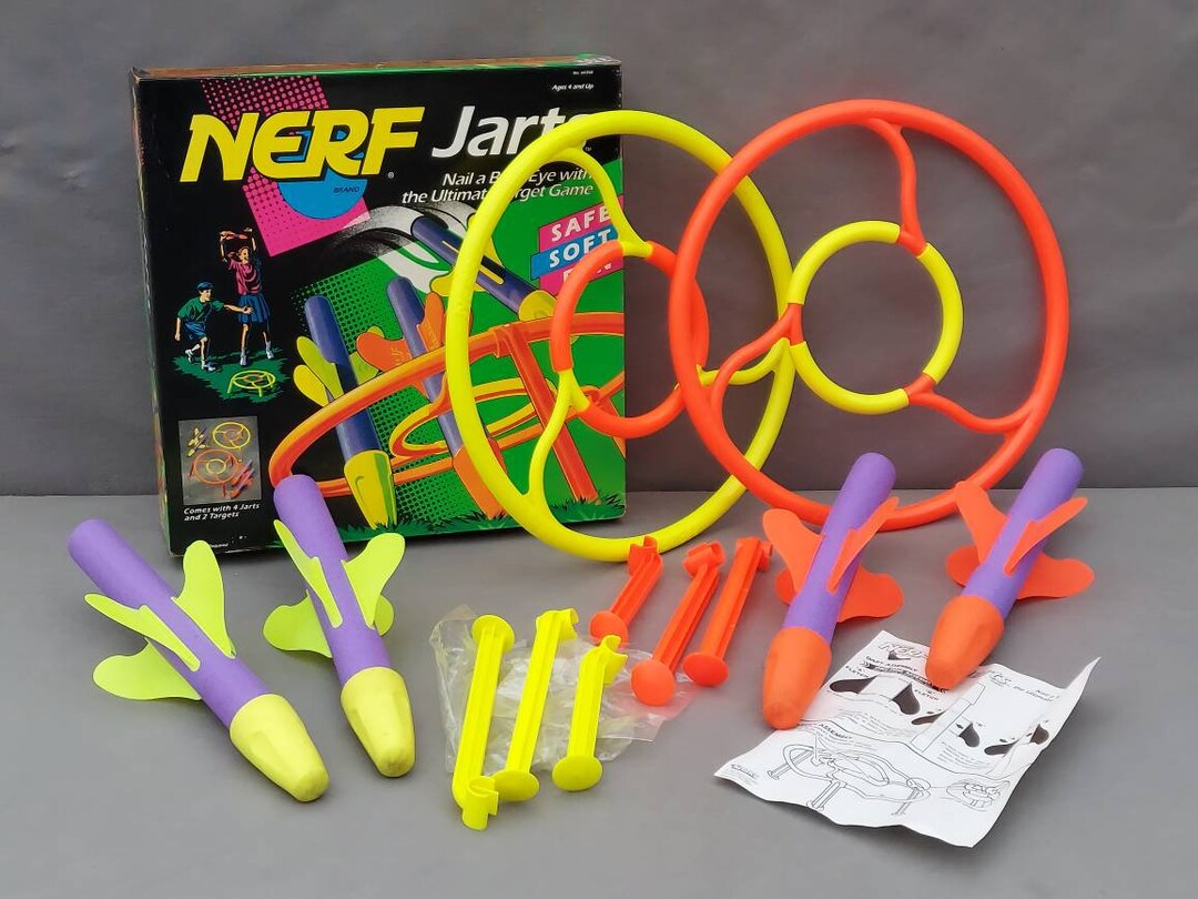 Nerf Jarts Lawn Target Game by Kenner 1994 - Etsy