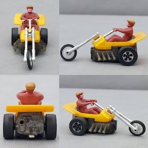Hot Wheels Chopcycles With Riders, by Mattel 1971 - Etsy