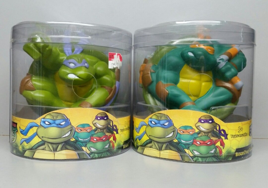 Teenage Mutant Ninja Turtles Bounzing Buddies by Hedstrom 2003 Tmnt - Etsy