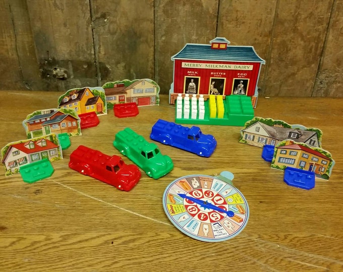 Merry Milkman Game by Hasbro 1955 - Etsy