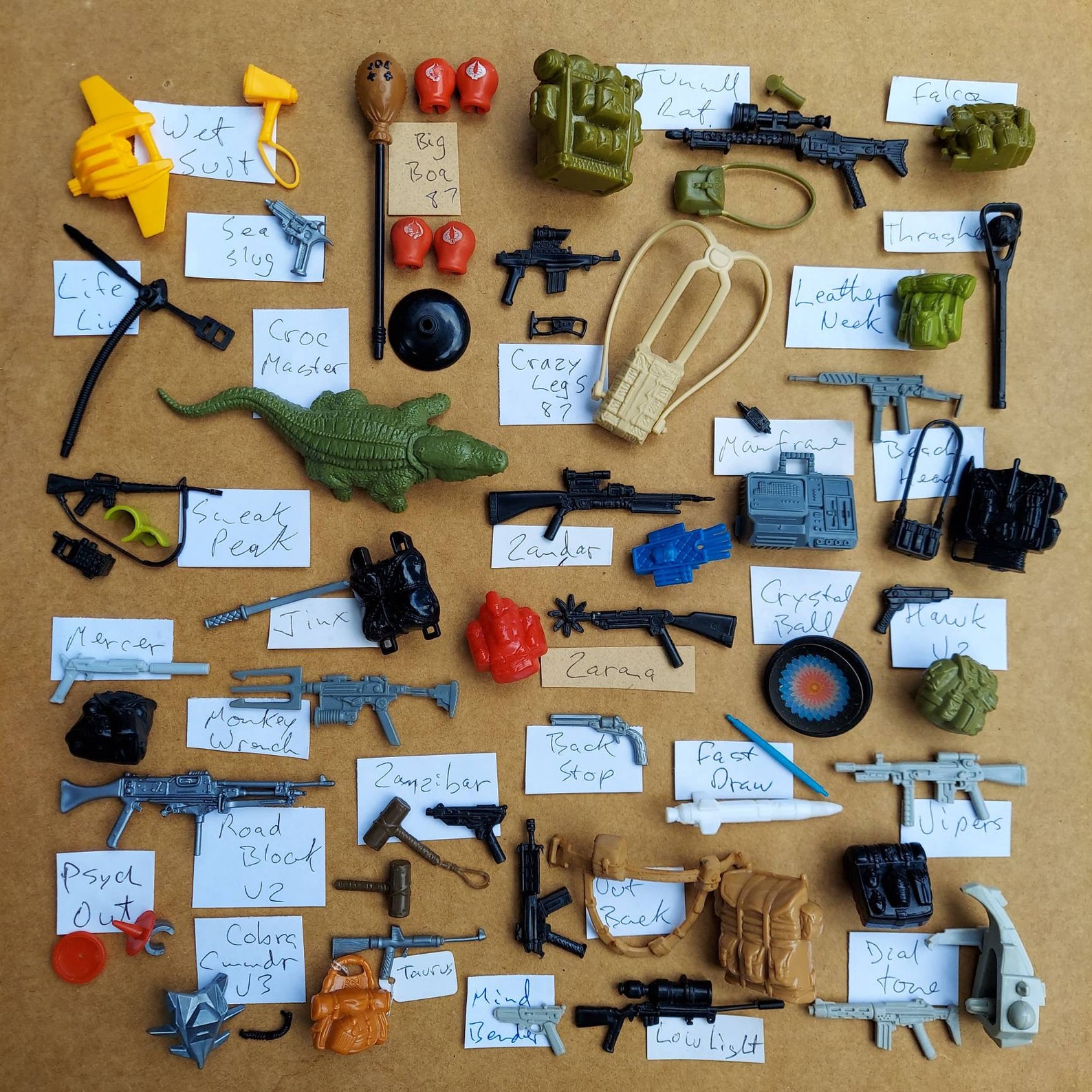 GI Joe Parts 1986-87 for Hasbro Action Figures - Etsy