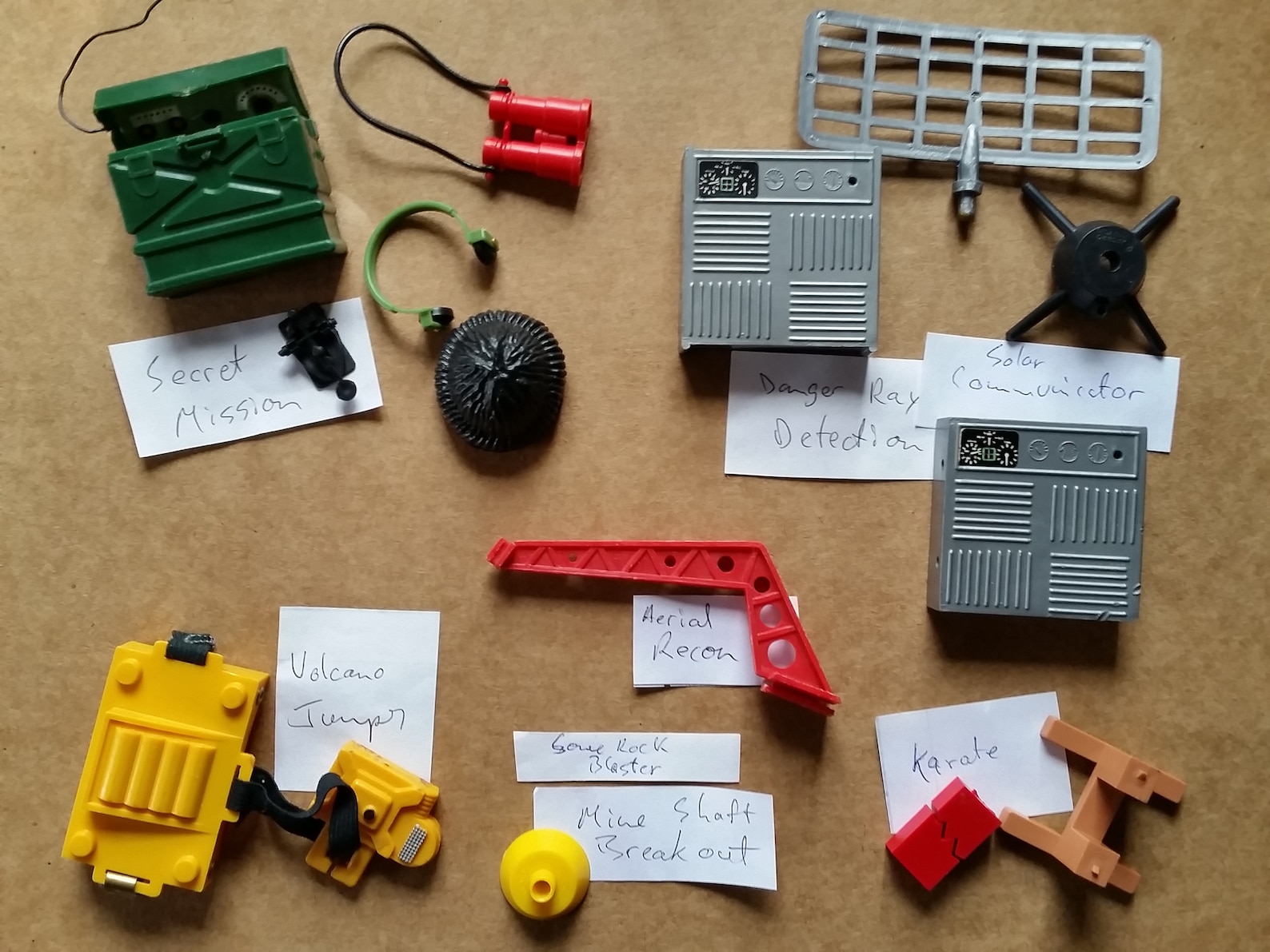 GI Joe Adventure Team Spare Parts From Equipment Sets and Equipment ...