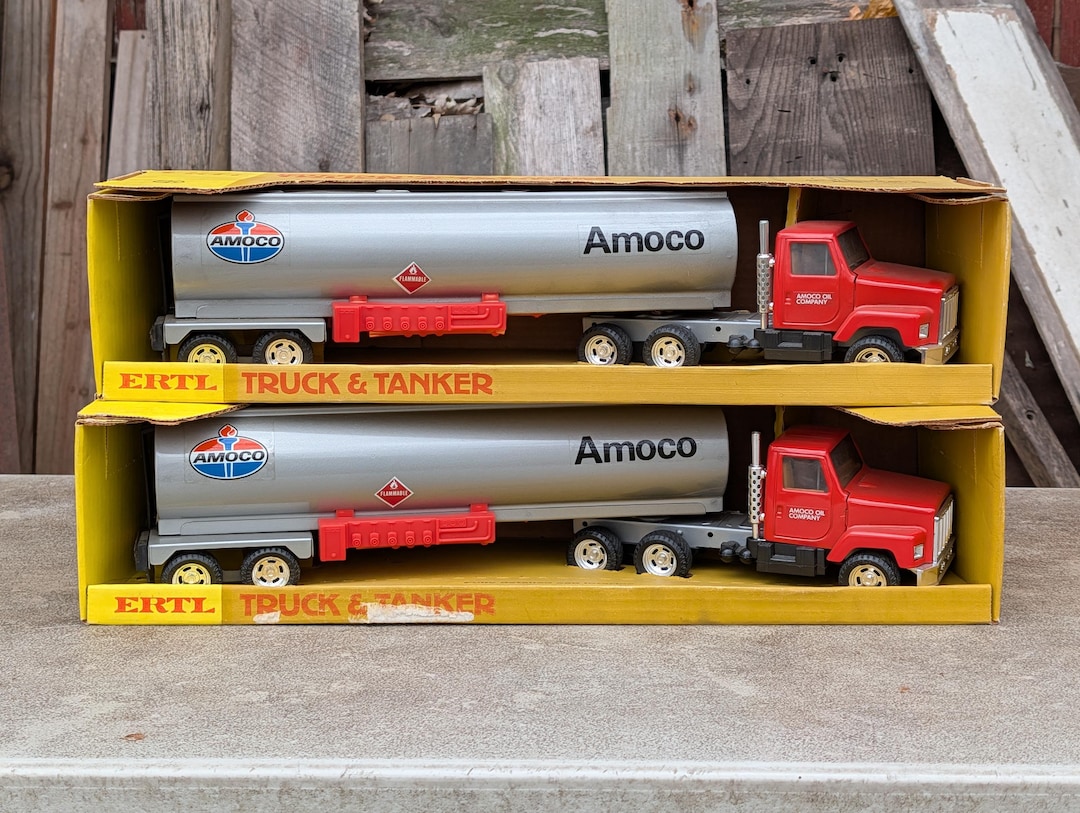 Amoco Oil Tanker Truck and Trailer Semi Big Rig Cab 1978 Ertl 3105 - Etsy