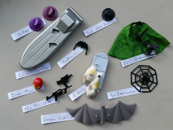 DC Comics Suepr Heroes SPARE PARTS by Toy Biz 1990s | Etsy