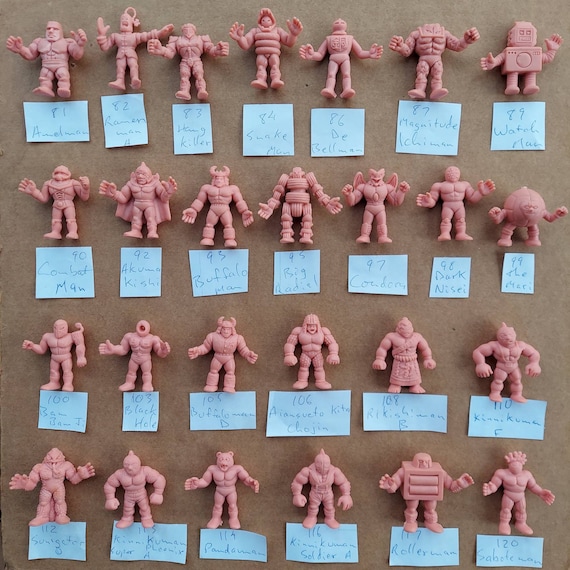 M.U.S.C.L.E MEN 81-120 Kinnikuman Fantasy Action Figures by | Etsy