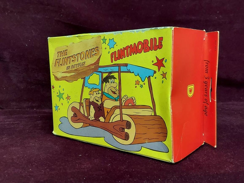Flintstones in Action Flintmobile Vehicle by D-toys irwin - Etsy