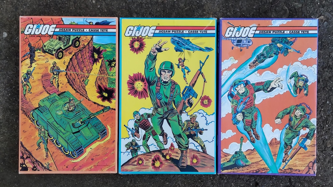 GI Joe ARAH Jigsaw Puzzles by APC / Hasbro 1980s - Etsy