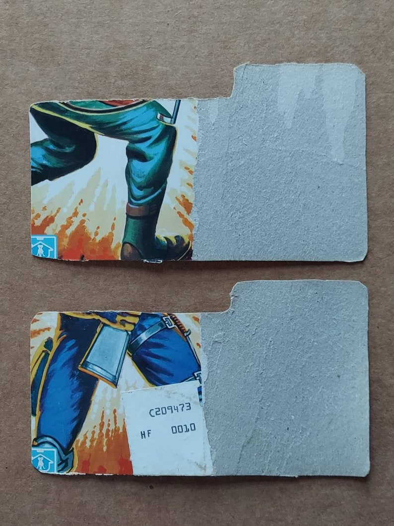 GI Joe File Cards for Series 1 Straight Arm Figures ARAH by - Etsy