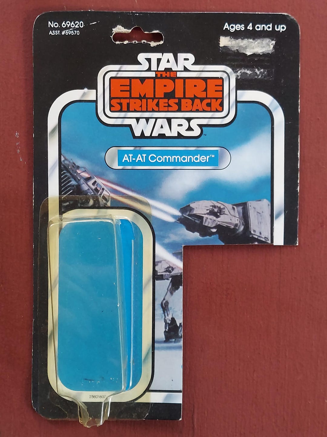 Star Wars Atat Commander Cut Card Back With Bubble Kenner 1980s - Etsy