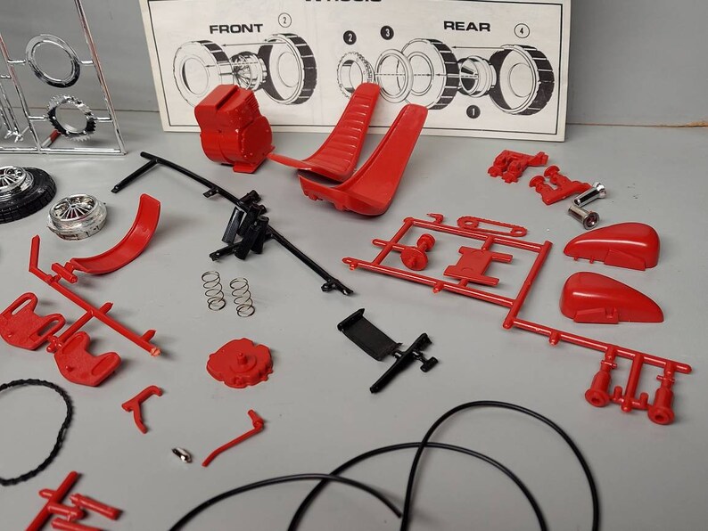 Chopped Mini Motorcycle Model Kit by MPC 1970s - Etsy