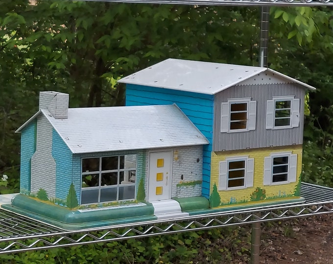 Marx Split Level Dollhouse MCM 1957 to 63 Tin Litho - Etsy