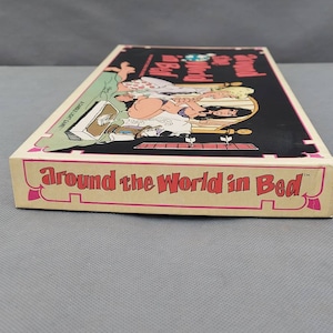 Around the World in Bed Novelty Board Game by Topco 1969 - Etsy