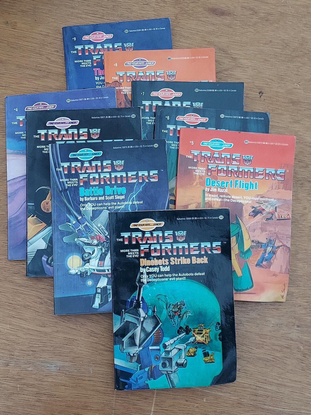 Transformers Find Your Fate Books Complete Set Ballantine 1980s - Etsy