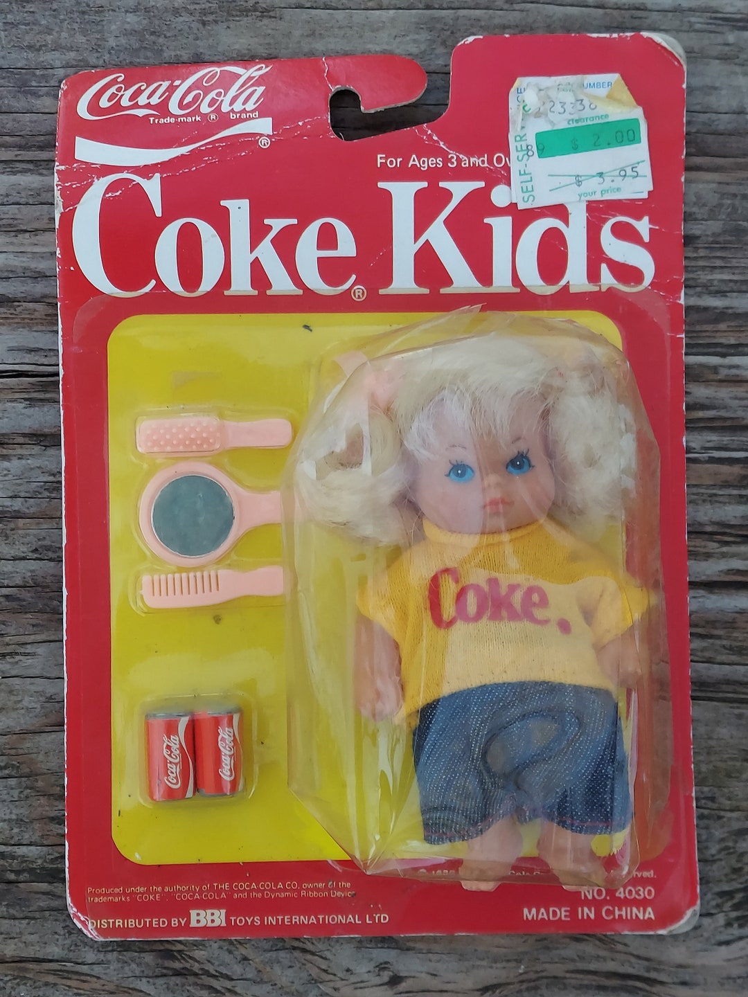 Coke Kids Coca-cola Doll BBI International 1986 - Etsy