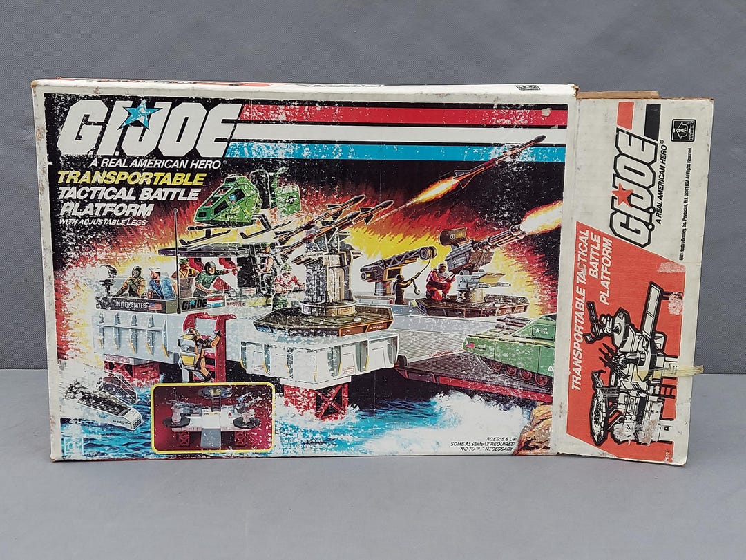 GI Joe Tactical Battle Platform Hasbro 1986 Original Box - Etsy
