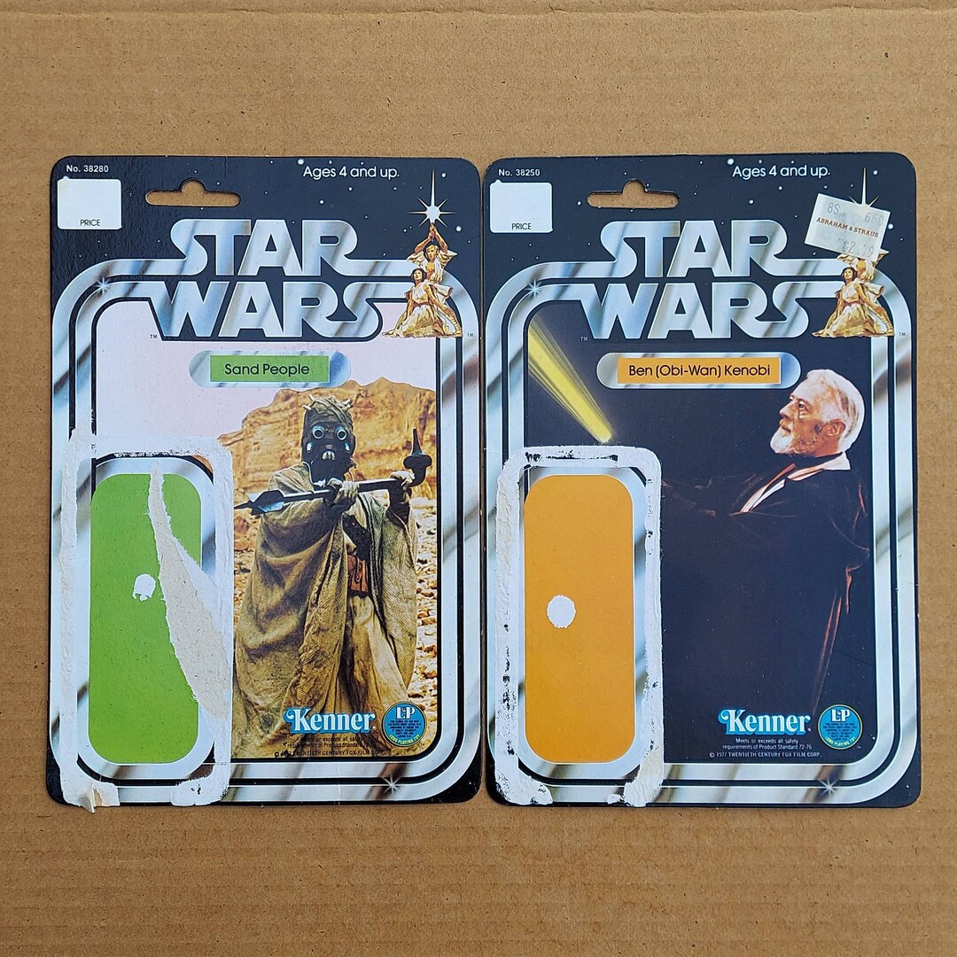 Star Wars 12 Back Cards Sand People Obi-wan Kenobi 12a Kenner - Etsy