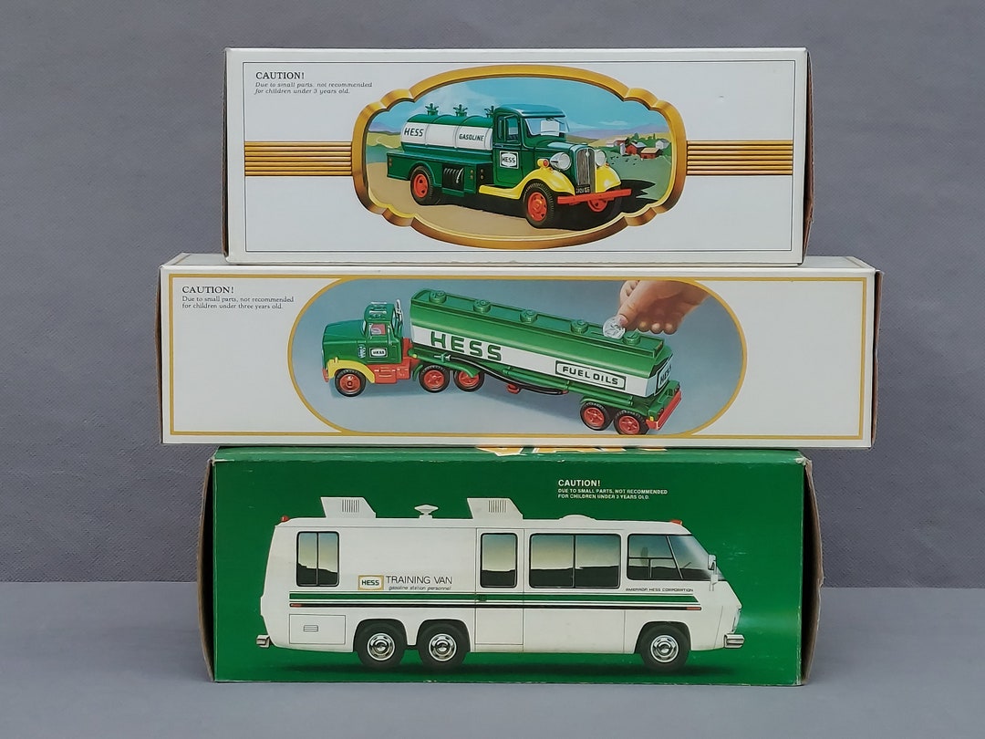 Hess Trucks 1980 Through 1984 First Truck Black or Red Switch, Training ...