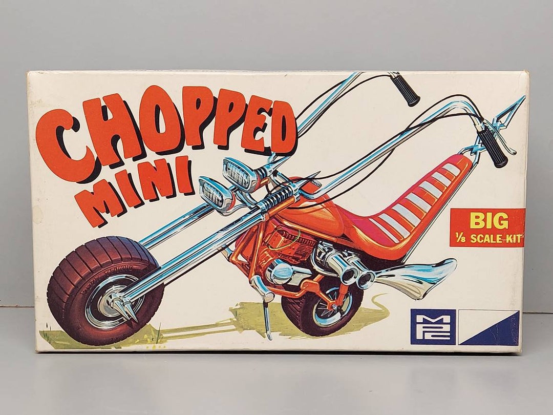 Chopped Mini Motorcycle Model Kit by MPC 1970s - Etsy