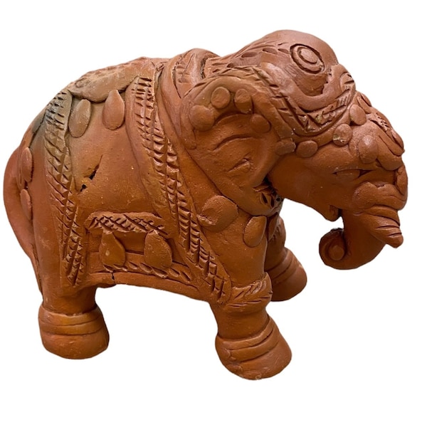 Clay Elephant - Etsy
