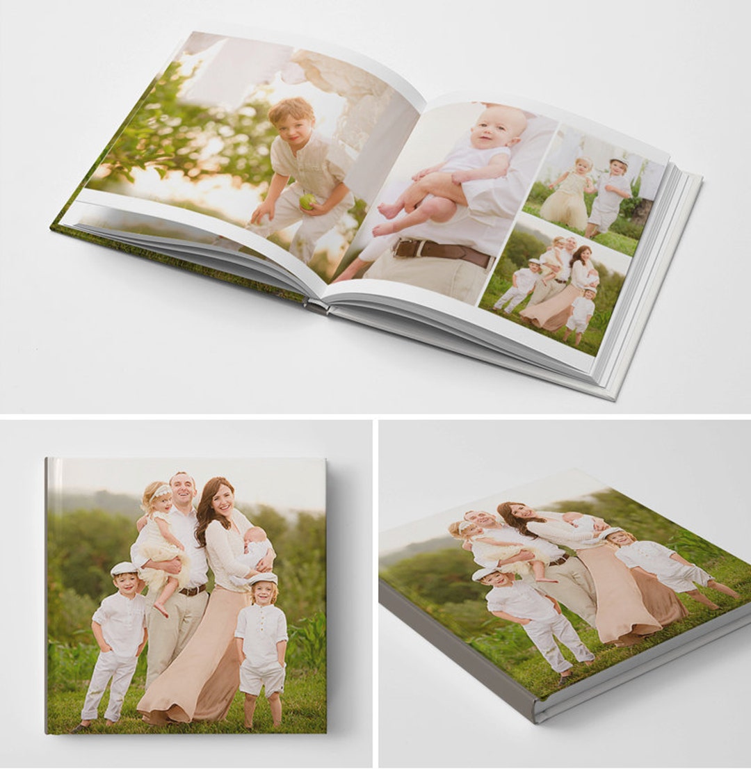 12x12 Photo Book Template, Baby Book Template, Wedding Book Template ...