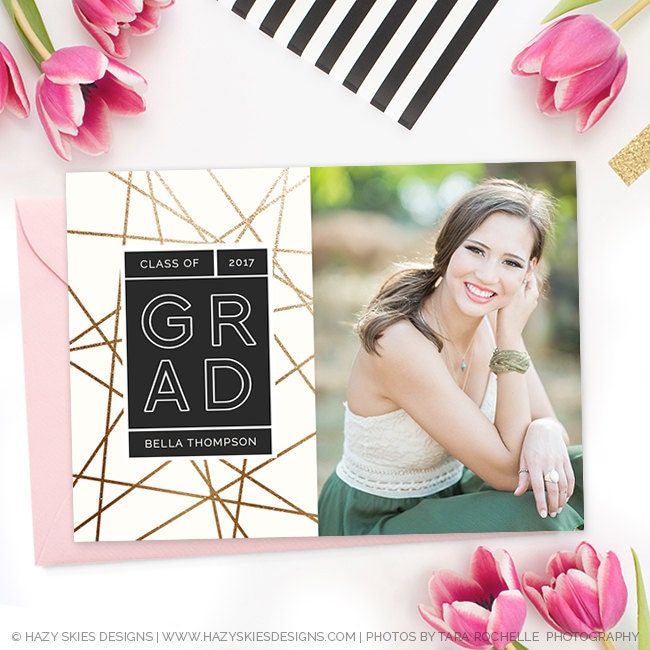 Senior Graduation Template Senior Graduation Announcement | Etsy