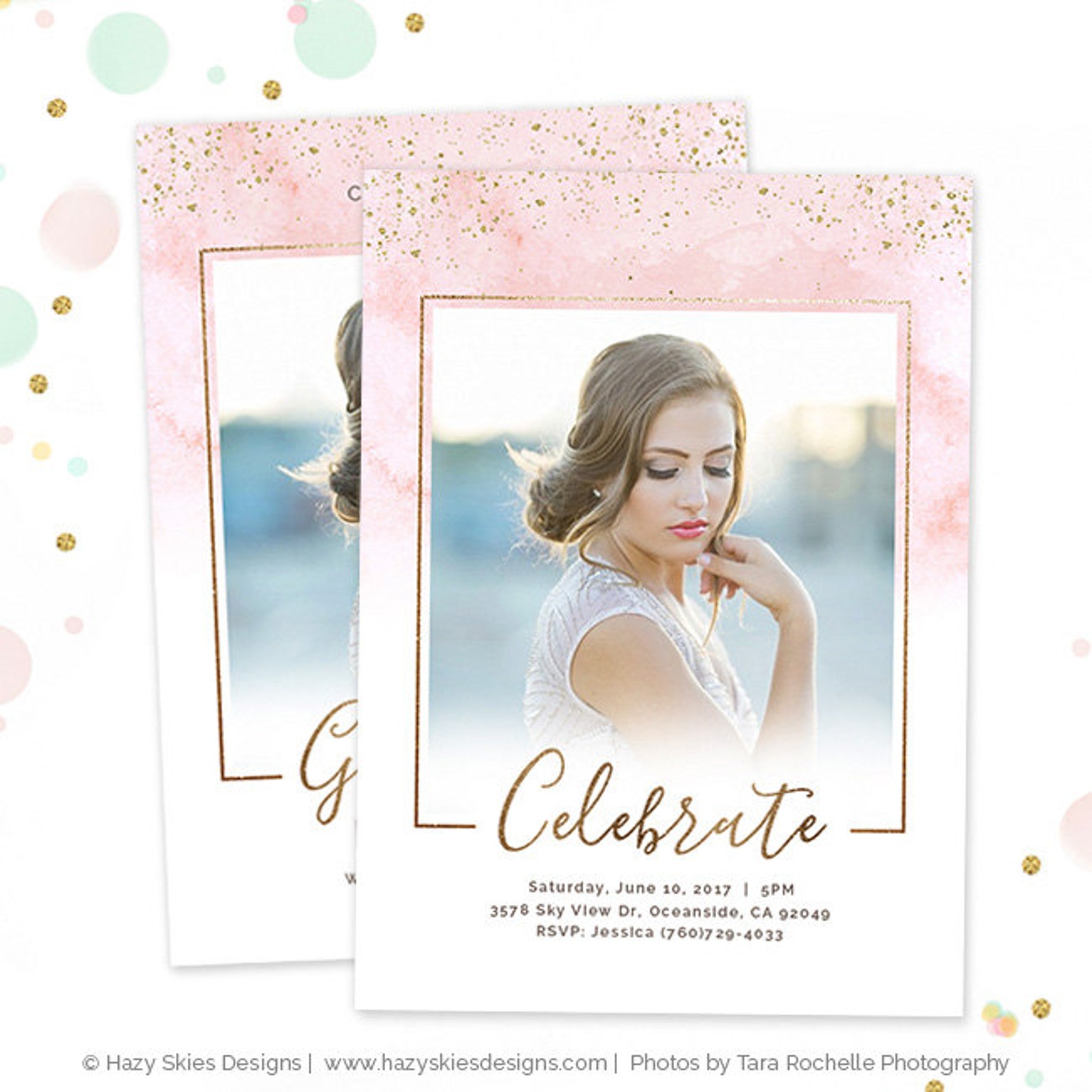 Senior Graduation Invitation Template Senior Graduation | Etsy