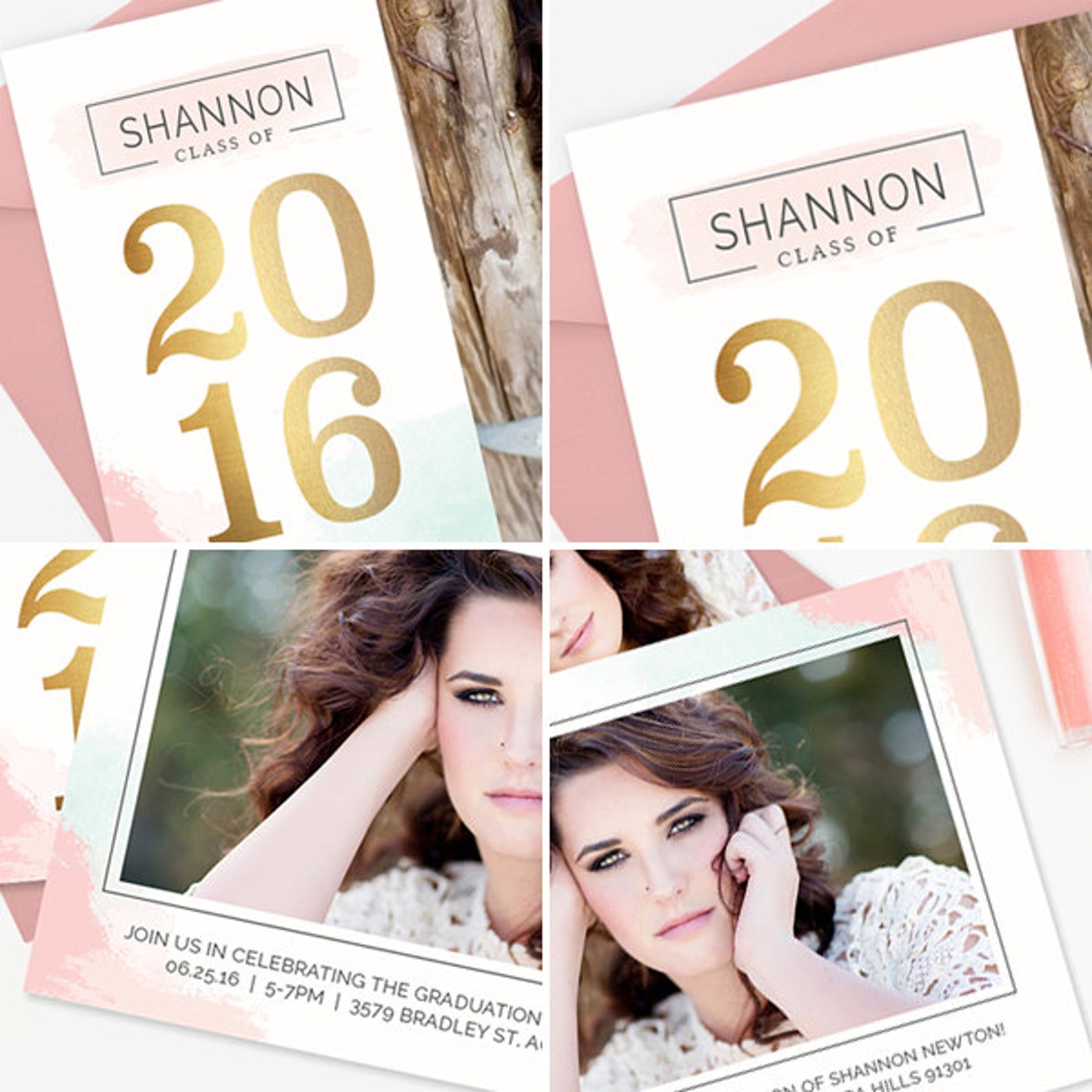 Senior Graduation Template Senior Graduation Announcement - Etsy