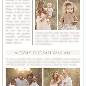 Photography Email Newsletter Templates, Photography Marketing Templates ...