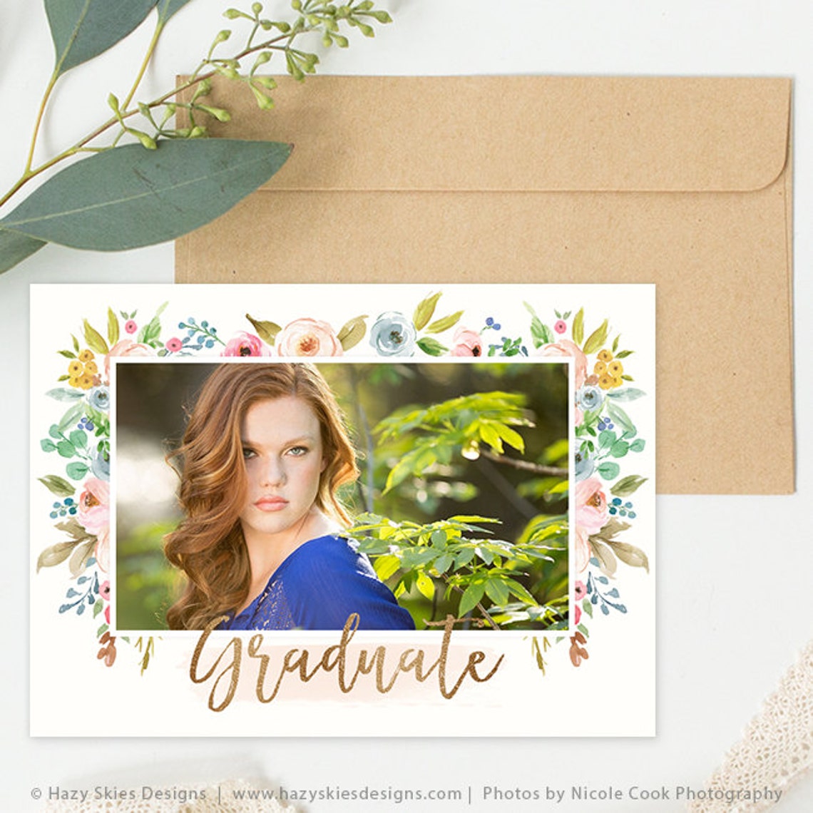 Senior Graduation Template Senior Graduation Announcement | Etsy