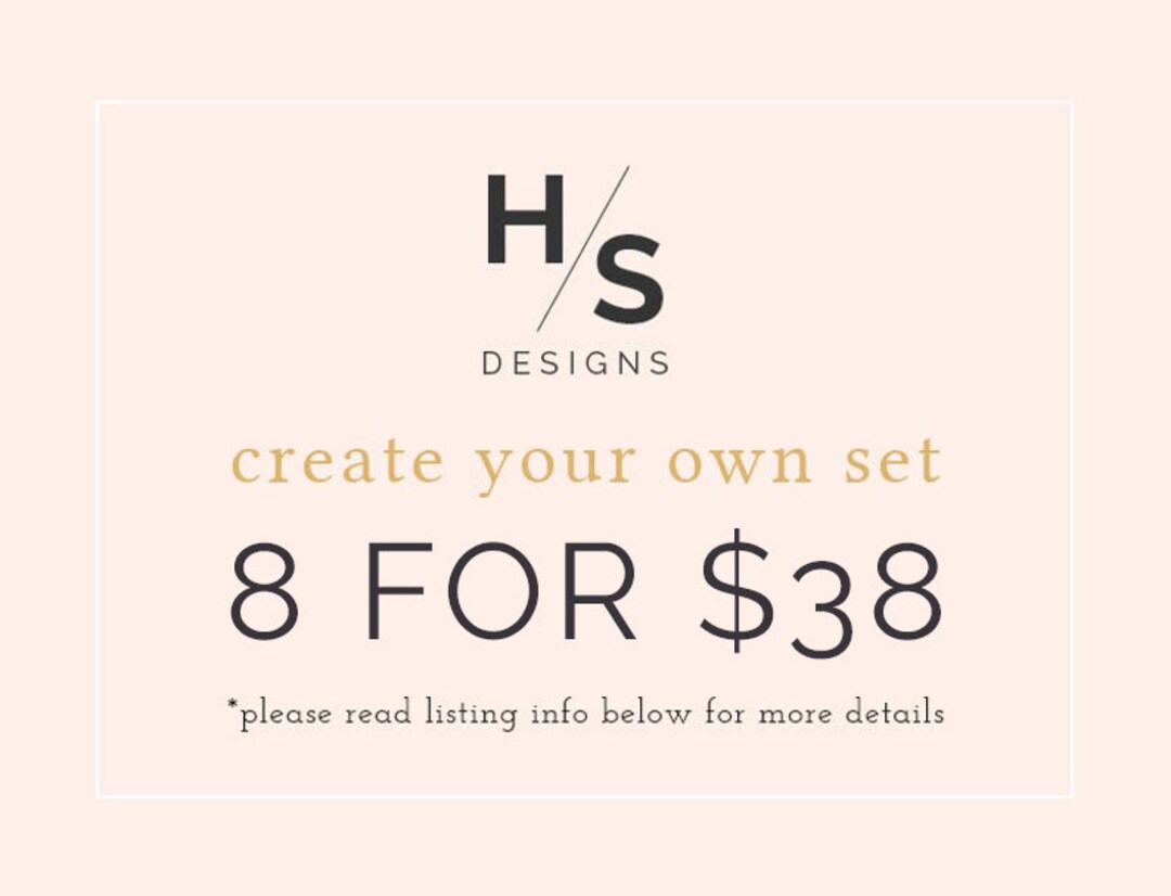 Custom Card Set Promo - Etsy