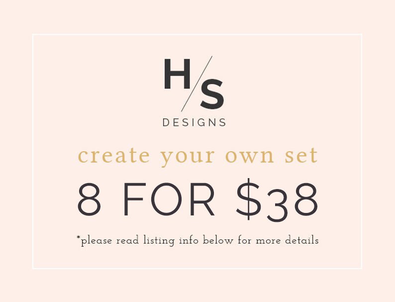 Custom Card Set Promo | Etsy