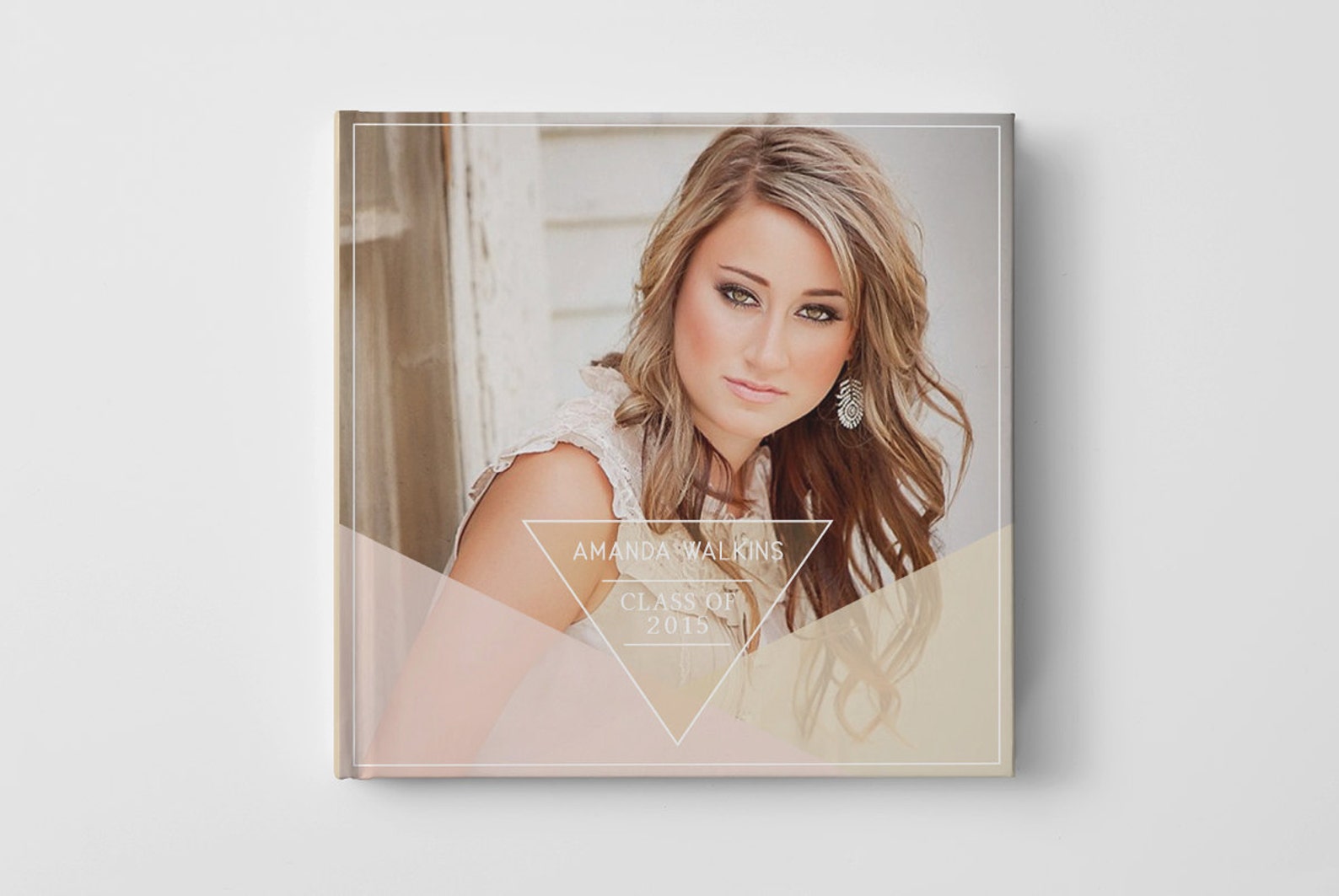 Photo Book Cover Template for Photographers Senior Album | Etsy