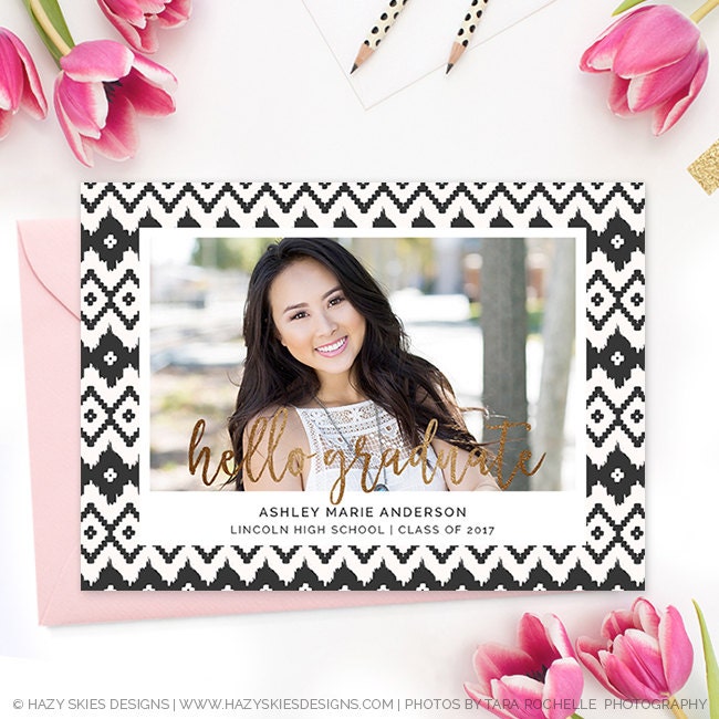 Senior Graduation Templates Senior Graduation Announcement | Etsy